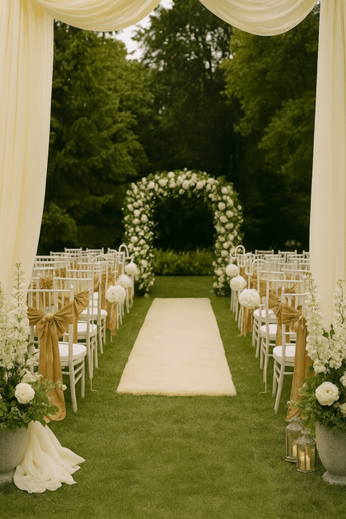 Aisle Runner – Cream – Beautiful Events Party Hire